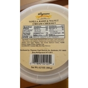 Wegmans Cream Cheese, Vanilla, Raisin & Walnut: Calories, Nutrition ...