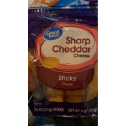 Great Value Cheese, Sharp Cheddar: Calories, Nutrition Analysis & More ...