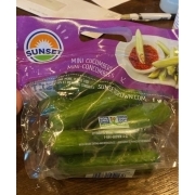 Sunset Cucumbers, Mini: Calories, Nutrition Analysis & More | Fooducate