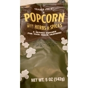 Trader Joe's Popcorn, With Herbs & Spices: Calories, Nutrition Analysis ...