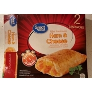 Great Value Sandwiches, Ham & Cheese: Calories, Nutrition Analysis ...