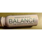 Balance The Superfood Shot, Digestion Blend: Calories, Nutrition ...