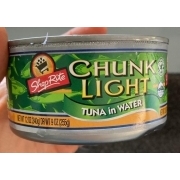 ShopRite Chunk Light, Tuna In Water: Calories, Nutrition Analysis ...