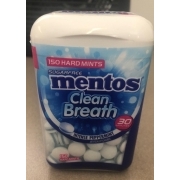 Mentos Hard Mints, Clean Breath, Intense Peppermint, Sugar Free ...