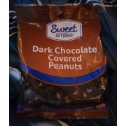 Sweet Smiles Peanuts, Dark Chocolate Covered: Calories, Nutrition ...