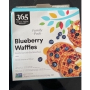 365 Whole Foods Market Waffles, Blueberry: Calories, Nutrition Analysis ...