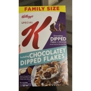 Kellogg's Cereal, Special K, Chocolatey Dipped Flakes: Calories ...