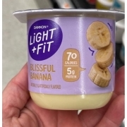 Dannon Light & Fit Banana, Nonfat Yogurt: Calories, Nutrition Analysis ...