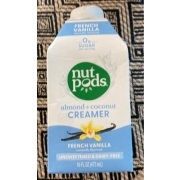 Nut Pods Creamer, Almond + Coconut, French Vanilla: Calories, Nutrition ...