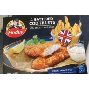 Findus Cod Fillets, Battered: Calories, Nutrition Analysis & More ...