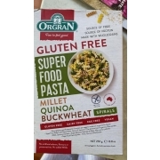 Orgran Pasta, Millet, Quinoa, Buckwheat: Calories, Nutrition Analysis ...