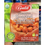 Galil Roasted Chestnuts, Shelled, Organic: Calories, Nutrition Analysis ...