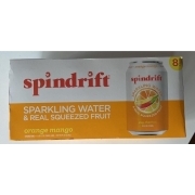 Spindrift Sparkling Water, Orange Mango: Calories, Nutrition Analysis ...