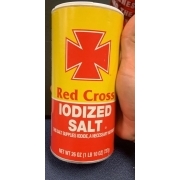 Red Cross Iodized Salt: Calories, Nutrition Analysis & More | Fooducate
