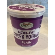 Sprouts Farmers Market Greek Yogurt, Non Fat, Plain: Calories ...