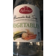 Ferrer Soups, Vegetables: Calories, Nutrition Analysis & More | Fooducate