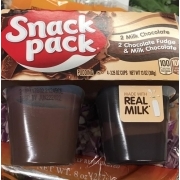 Snack Pack Pudding, Variety Pack: Calories, Nutrition Analysis & More ...