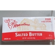 Moovelous Butter, Salted: Calories, Nutrition Analysis & More | Fooducate