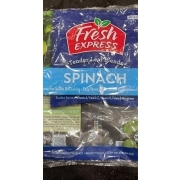 Fresh Express Spinach, Tender Leaf Blends: Calories, Nutrition Analysis ...