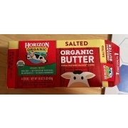 Horizon Butter, Salted, Organic: Calories, Nutrition Analysis & More ...