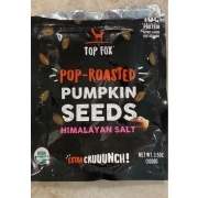 Top Fox Pumpkin Seeds, Pop Roasted, Himalayan Salt: Calories, Nutrition ...