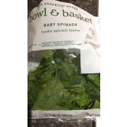 ShopRite Baby Spinach: Calories, Nutrition Analysis & More | Fooducate