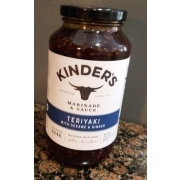 Kinder's Marinade & Sauce, Teriyaki, With Sesame & Ginger: Calories ...