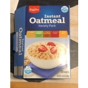 Kiggins Instant Oatmeal Variety Pack: Calories, Nutrition Analysis ...