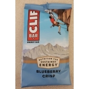Clif Bar Energy Bar, Blueberry Crisp: Calories, Nutrition Analysis ...