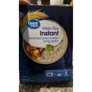 Great Value White Rice, Instant: Calories, Nutrition Analysis & More ...