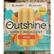 Outshine Fruit And Dairy Bars, Mango: Calories, Nutrition Analysis ...