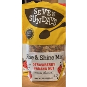 Seven Sundays Cereal, Rise & Shine Mix, Strawberry Banana Nut: Calories ...