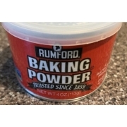 Rumford Baking Powder: Calories, Nutrition Analysis & More | Fooducate