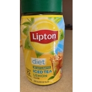 Lipton Iced Tea Mix, Diet, Decaffeinated, Lemon: Calories, Nutrition ...