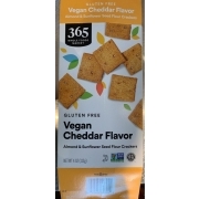 365 Whole Foods Market Crackers, Vegan Cheddar Flavor: Calories ...