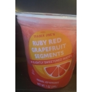 Trader Joe's Ruby Red Grapefruit Segments: Calories, Nutrition Analysis & More | Fooducate
