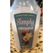 Simply Almond, Unsweetened Vanilla: Calories, Nutrition Analysis & More ...