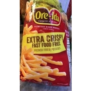 Ore-Ida Potatoes, French Fried, Fast Food Fries, Extra Crispy: Calories ...