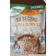 Simply Nature Quinoa & Brown Rice, Organic: Calories, Nutrition ...