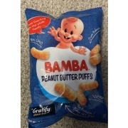 Bamba Puffs, Peanut Butter: Calories, Nutrition Analysis & More | Fooducate