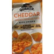 Quaker Rice Crisps, Cheddar: Calories, Nutrition Analysis & More ...