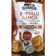 Quaker Rice Crisps, Buffalo Ranch: Calories, Nutrition Analysis & More ...