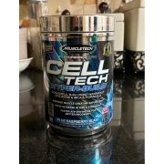Muscletech Cell Tech, Hyper Build, Blue Raspberry Blast: Calories ...