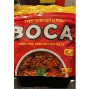 Boca Veggie Crumbles, Original: Calories, Nutrition Analysis & More ...