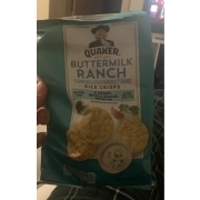 Quaker Rice Crisps, Buttermilk Ranch: Calories, Nutrition Analysis ...