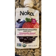 Noka Superfood Smoothie, Super Berry: Calories, Nutrition Analysis ...