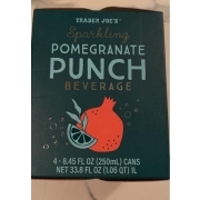 Trader Joe's Punch Beverage, Sparkling, Pomegranate: Calories, Nutrition Analysis & More | Fooducate