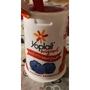 Yoplait Yogurt, Original, Mountain Blueberry: Calories, Nutrition ...