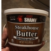 Chef Shamy Steakhouse Butter, With Roasted Red Pepper: Calories ...