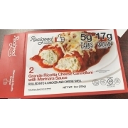 Realgood Grande Ricotta Cheese Cannelloni, With Marinara Sauce ...